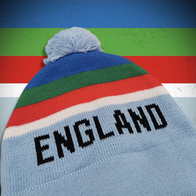 England Cricket Bobble Hat - Football Bobbles