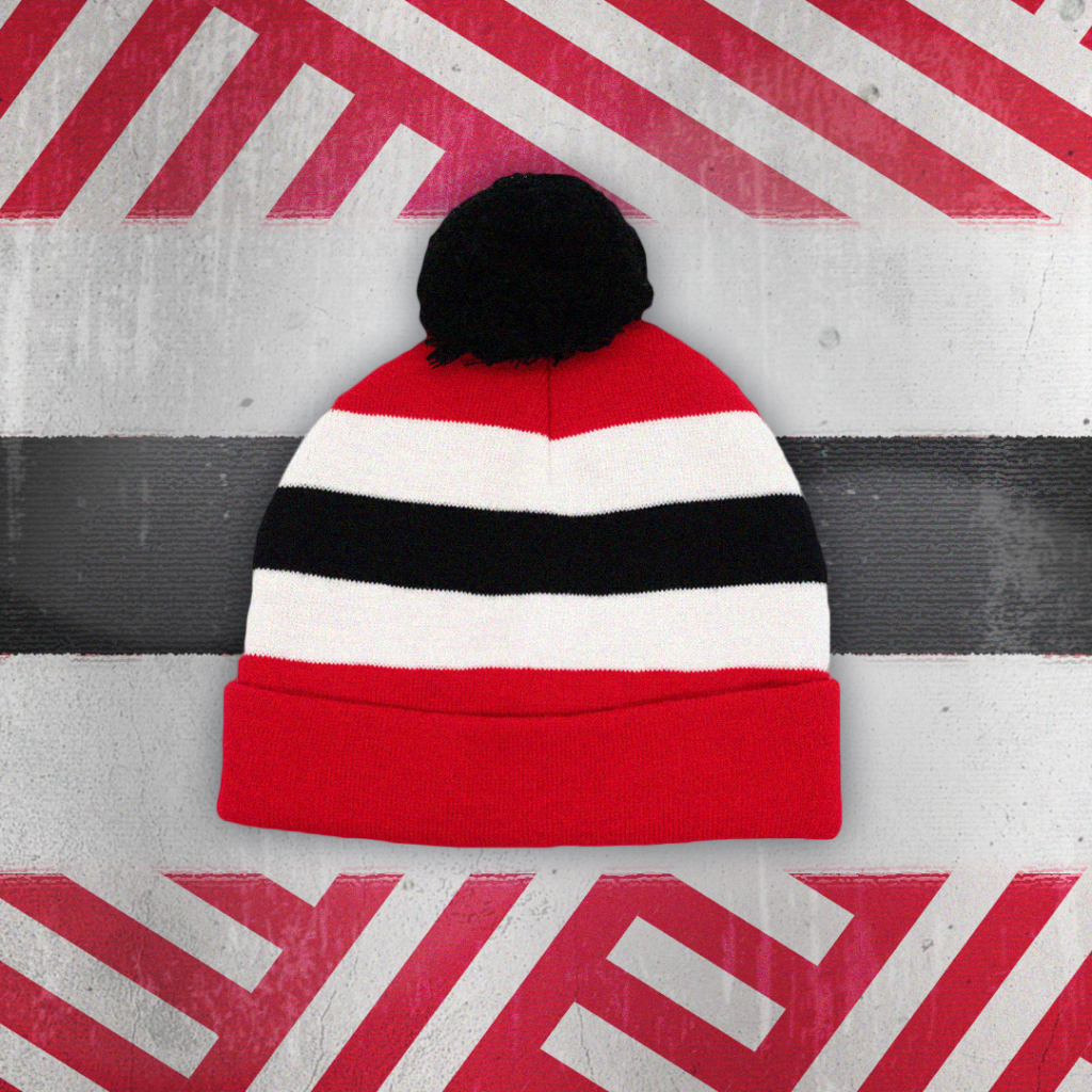 CLASSICS: Red, White & Black - Football Bobbles